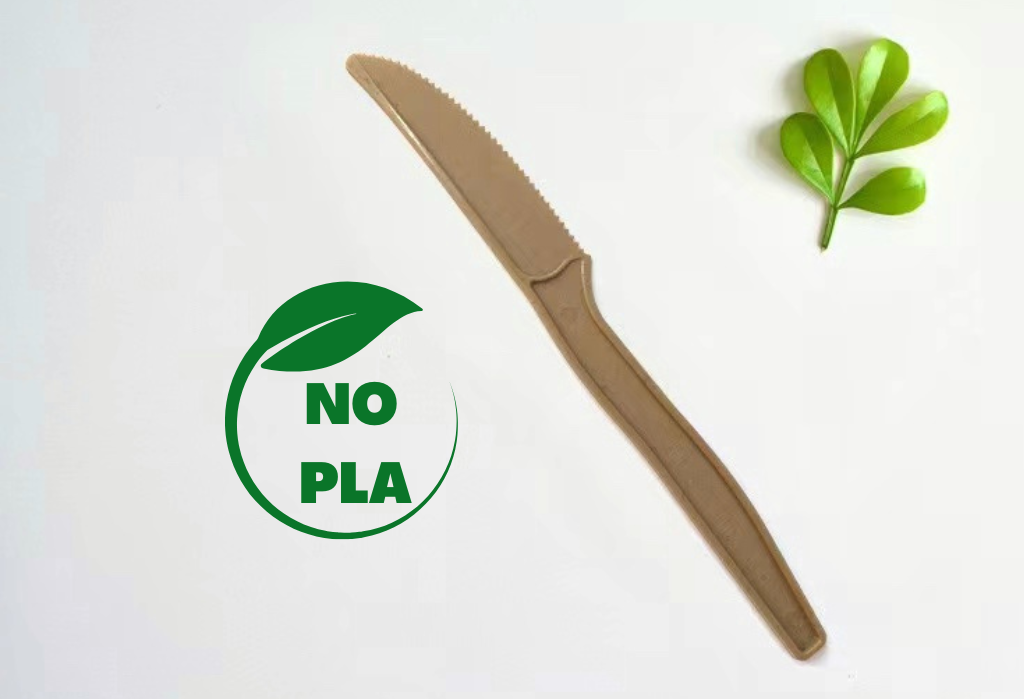 Sugarcane 1000pcs Knives - No Plastic No PLA, Home Compostable - Renouvo